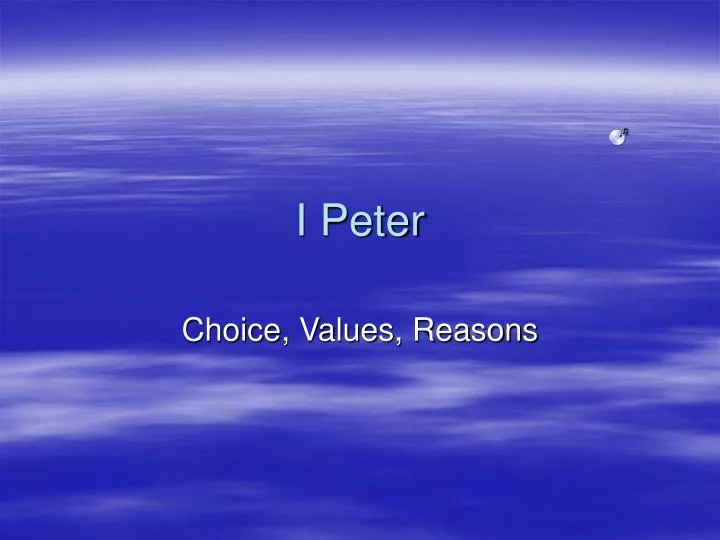 PPT - I Peter PowerPoint Presentation, free download - ID:1309089