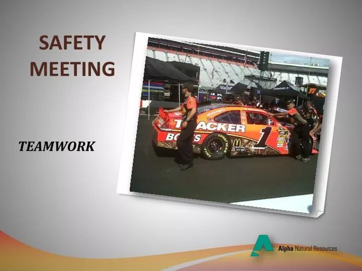 PPT - SAFETY MEETING PowerPoint Presentation, free download - ID:1309223
