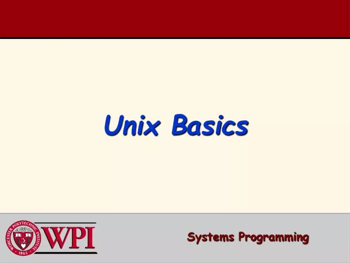 PPT - Unix Basics PowerPoint Presentation, free download - ID:1309577