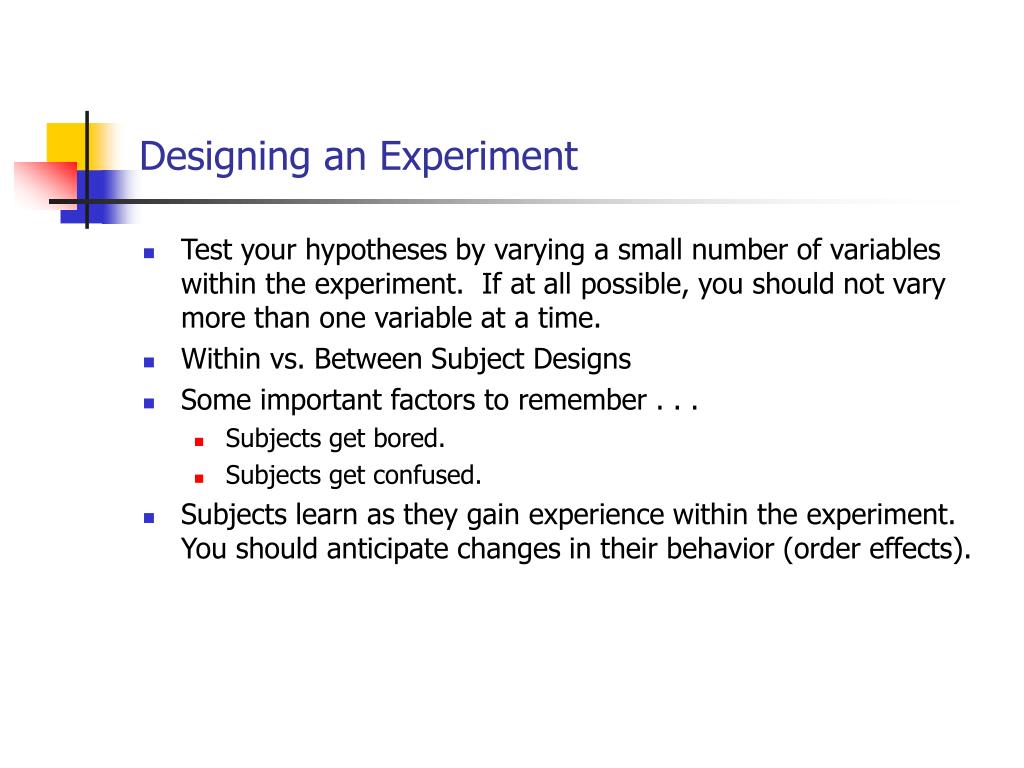 PPT - The Basics of Designing and Running an Economics Experiment ...