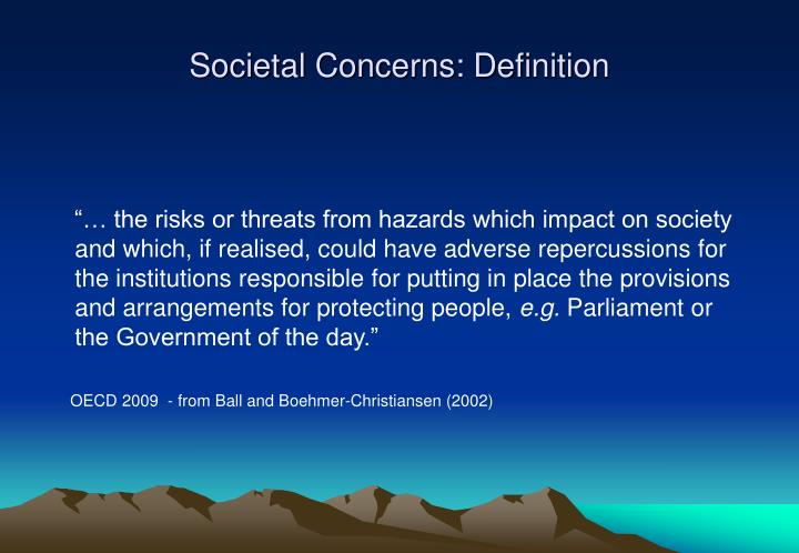 PPT - Societal Concerns and the Precautionary Principle PowerPoint ...