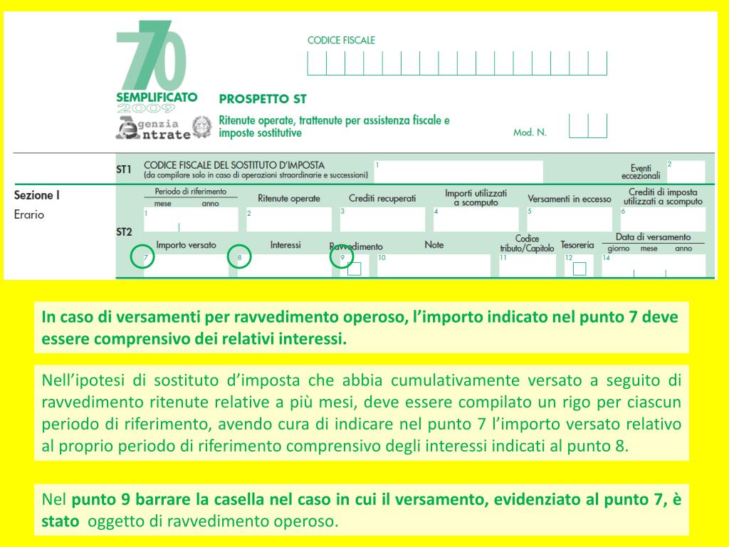 PPT - La compilazione del mod.770 semplificato per le associazioni ...