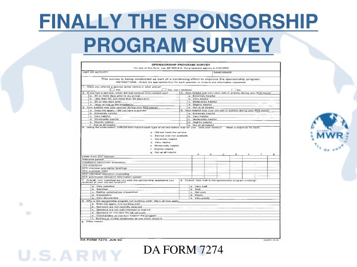 PPT - WELCOME TO THE ARMY COMMUNITY SERVICE (ACS) TOTAL ARMY ...