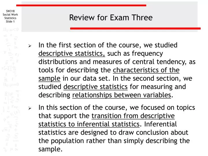 PPT - Review for Exam Three PowerPoint Presentation, free download - ID ...