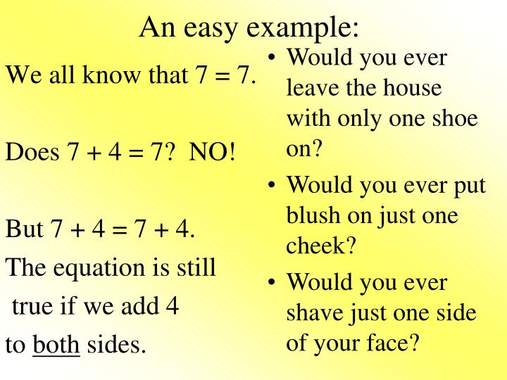 PPT - Solving Equations Using Addition and Subtraction PowerPoint ...