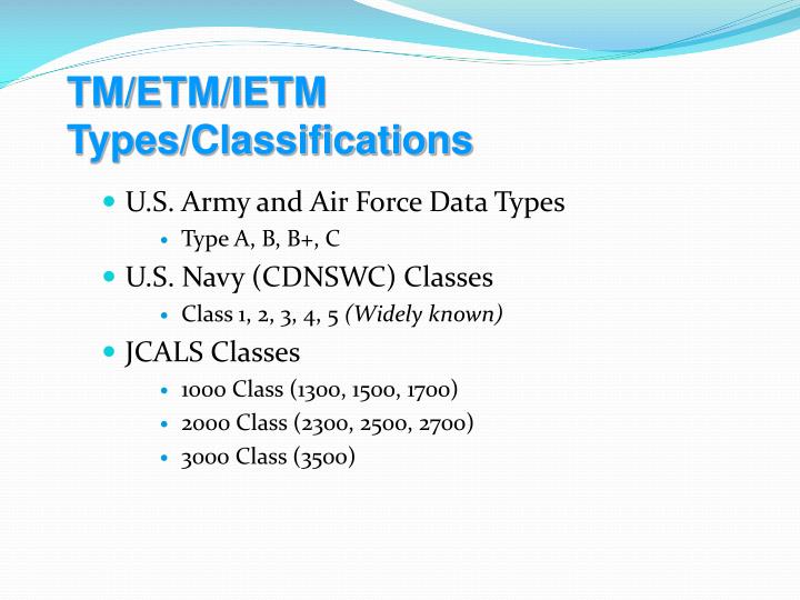 PPT - Interactive Electronic Technical Manual (IETM) Standards and ...