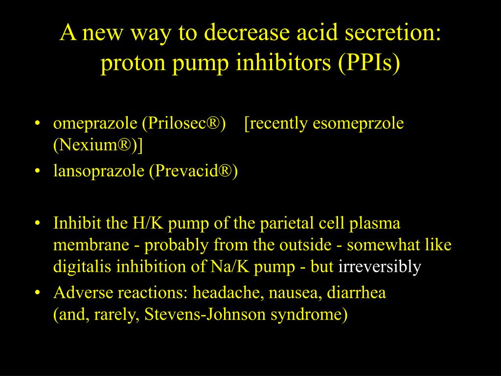 PPT - Gastric Acid Modifiers or Gastric Acid Suppression (GAS ...