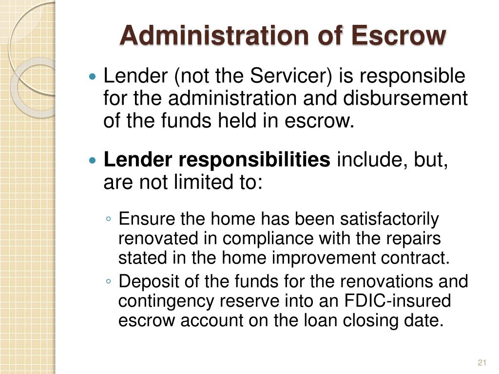 PPT - SONYMA Own it, Fix it New York! Home Mortgage Repair Escrow ...