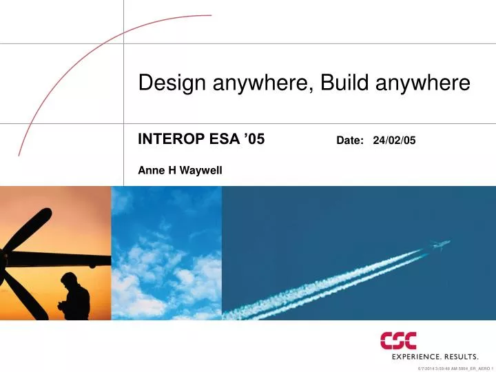 PPT - Design anywhere, Build anywhere PowerPoint Presentation, free ...
