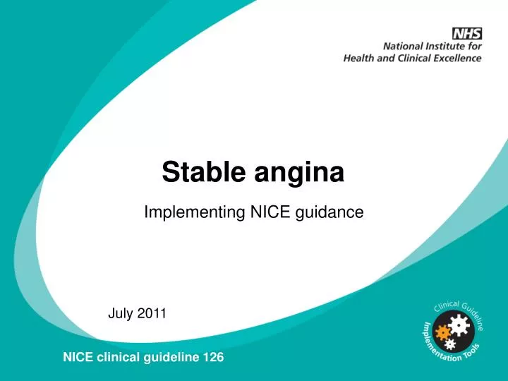 PPT - Stable angina PowerPoint Presentation, free download - ID:1316430