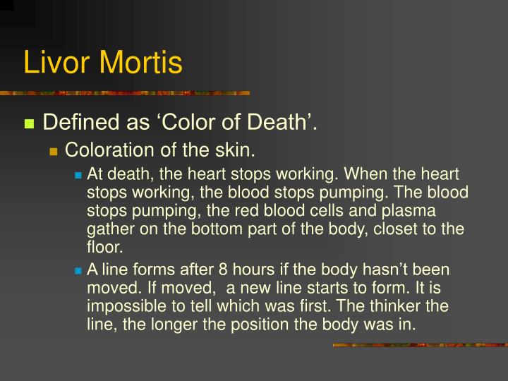 PPT - The Forensic Autopsy PowerPoint Presentation - ID:1316679