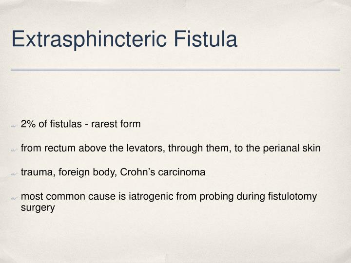 PPT - Benign Anorectal: Abscess and Fistula PowerPoint Presentation ...