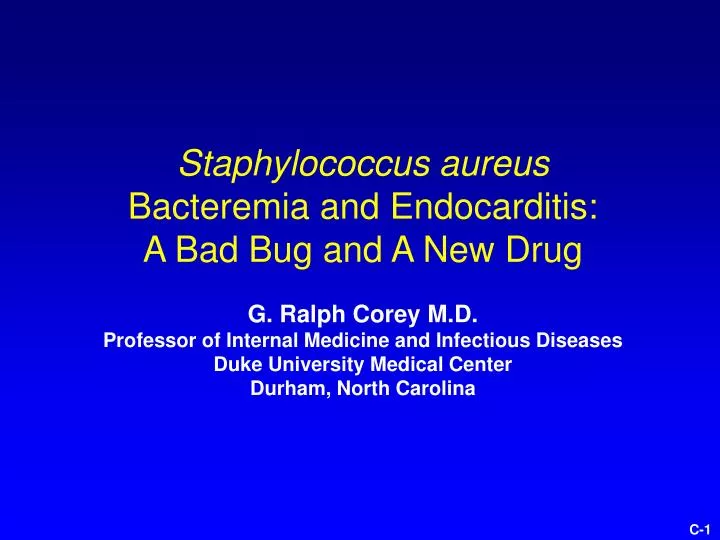 PPT - The Daptomycin Trial A Bad Bug PowerPoint Presentation, free ...