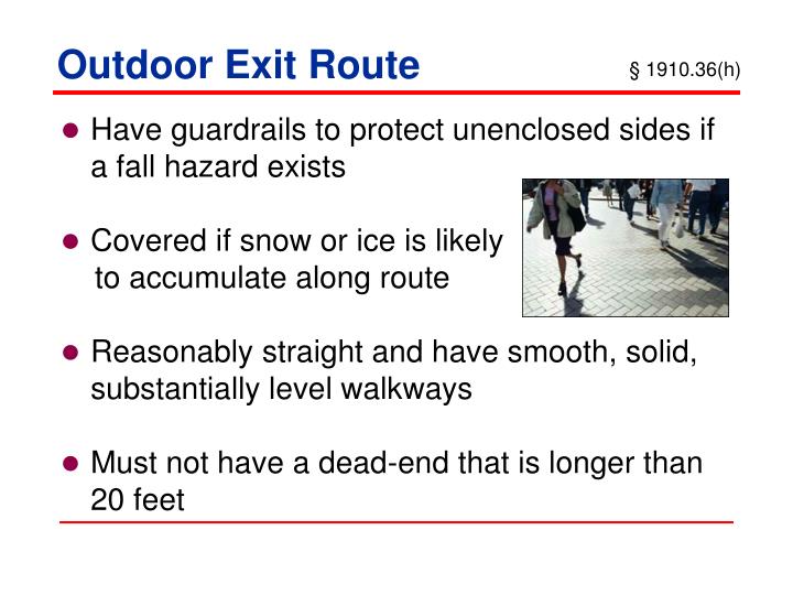 PPT - Exit Routes PowerPoint Presentation - ID:1318479