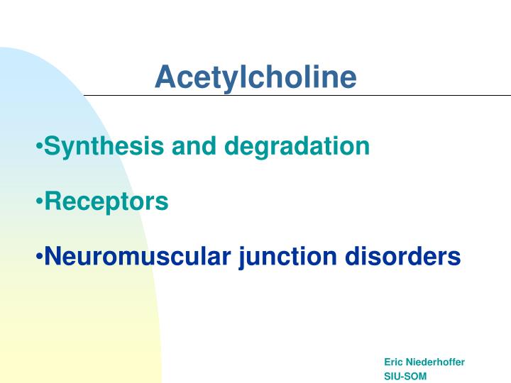PPT - Acetylcholine PowerPoint Presentation, free download - ID:1318589