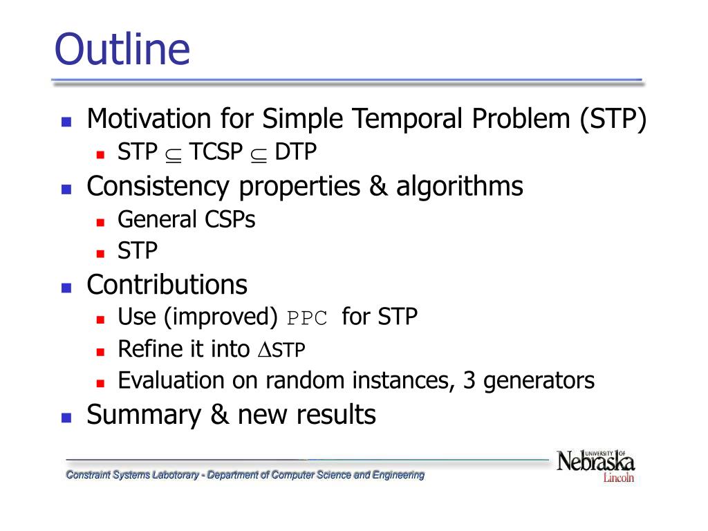 Ppt A New Efficient Algorithm For Solving The Simple Temporal Problem Powerpoint Presentation