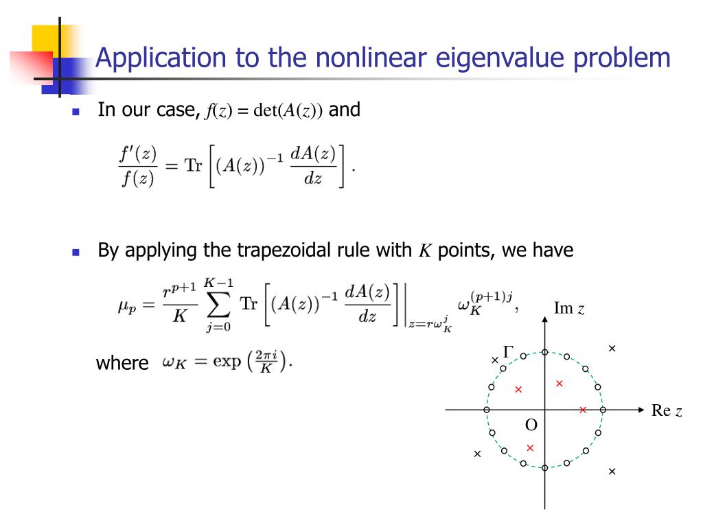 Ppt A Large Grained Parallel Algorithm For Nonlinear Eigenvalue Problems Using Complex Contour 9829