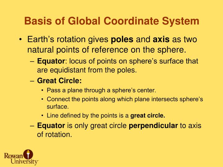 PPT - The Globe and Coordinate Systems PowerPoint Presentation - ID:1319420