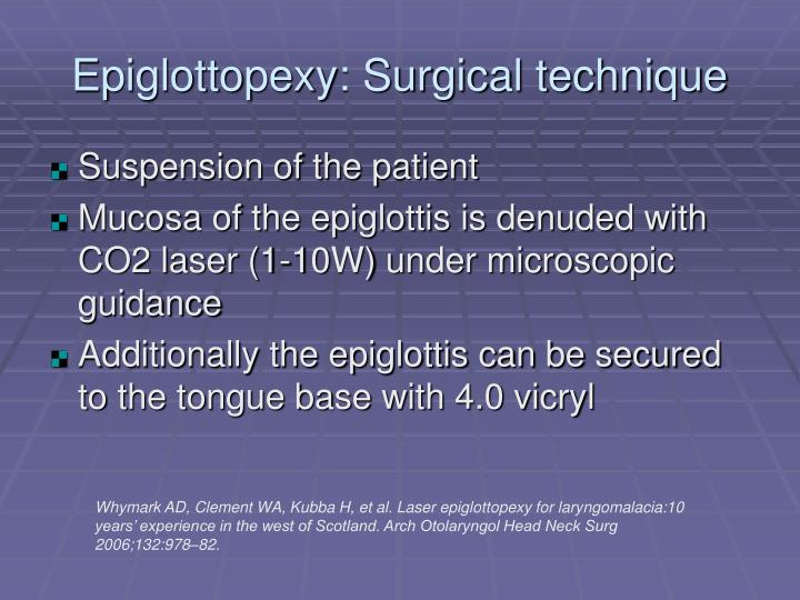 PPT - Current Concepts in Diagnosis and anagement of Laryngomalacia ...