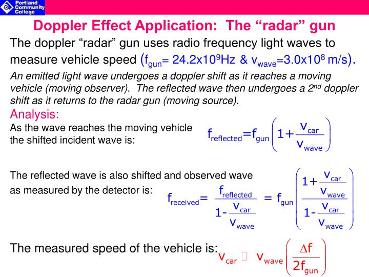 Doppler Effect Radar