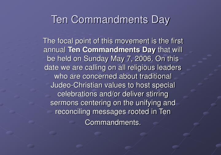 PPT - The Ten Commandments PowerPoint Presentation - ID:1322694