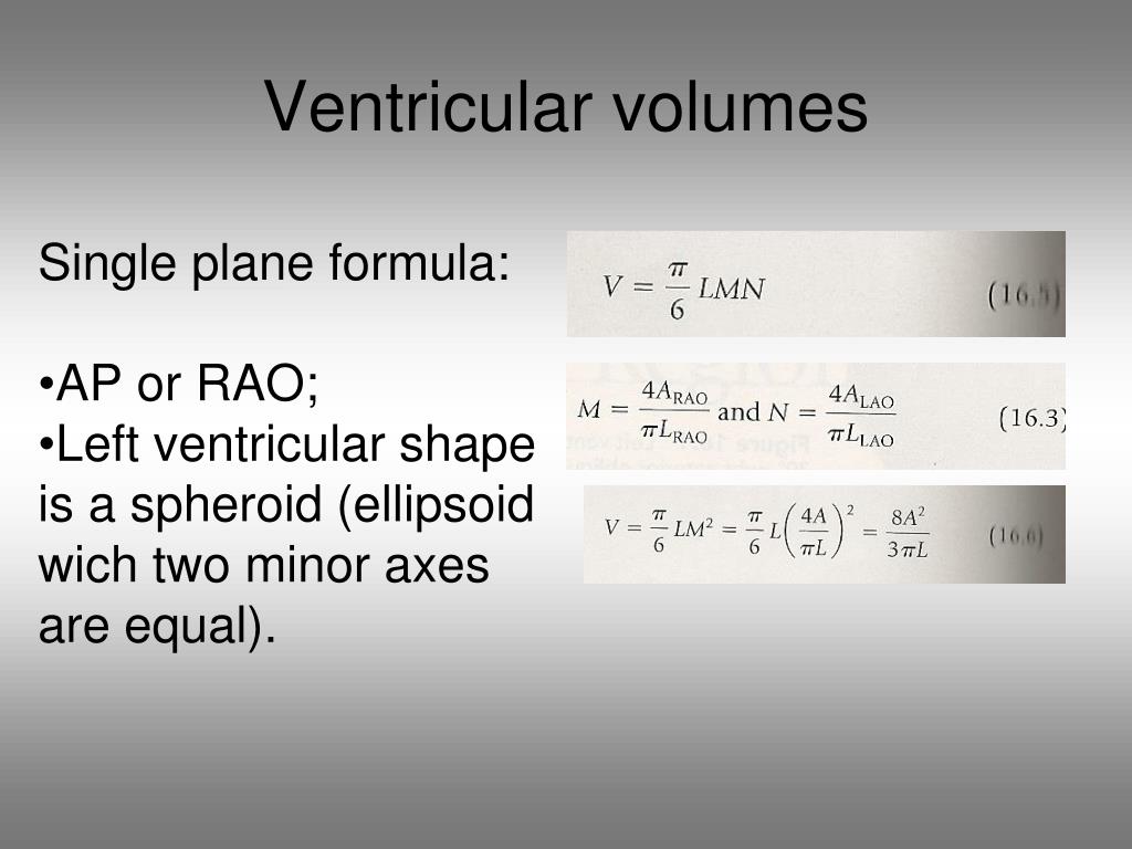PPT - VENTRICULAR VOLUMES EJECTION FRACTION MASS WALL STRESS REGIONAL ...