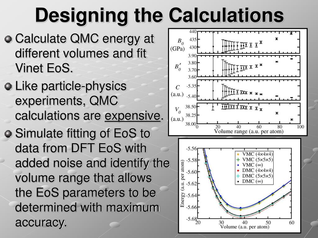 PPT - QMC Studies of Real Systems Neil Drummond PowerPoint Presentation ...