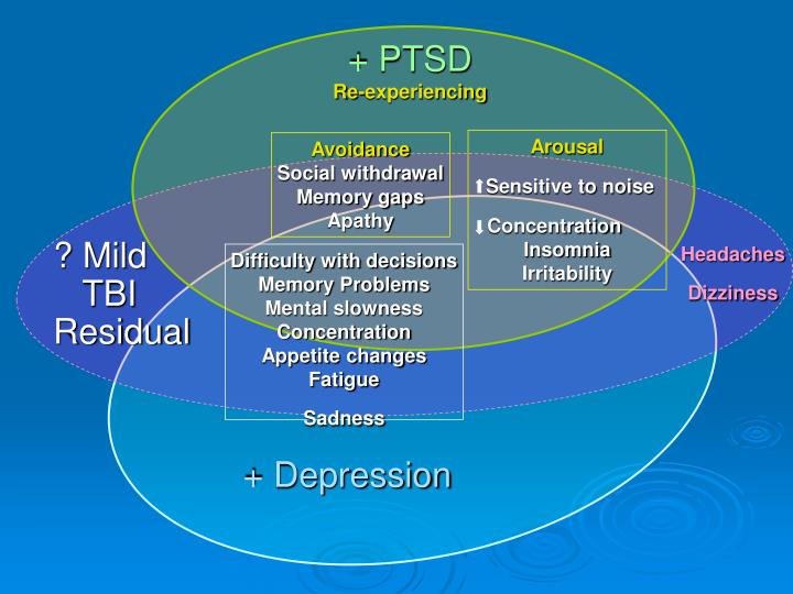 PPT - Conceptual and Practical Overlap: Mild Traumatic Brain Injury ...