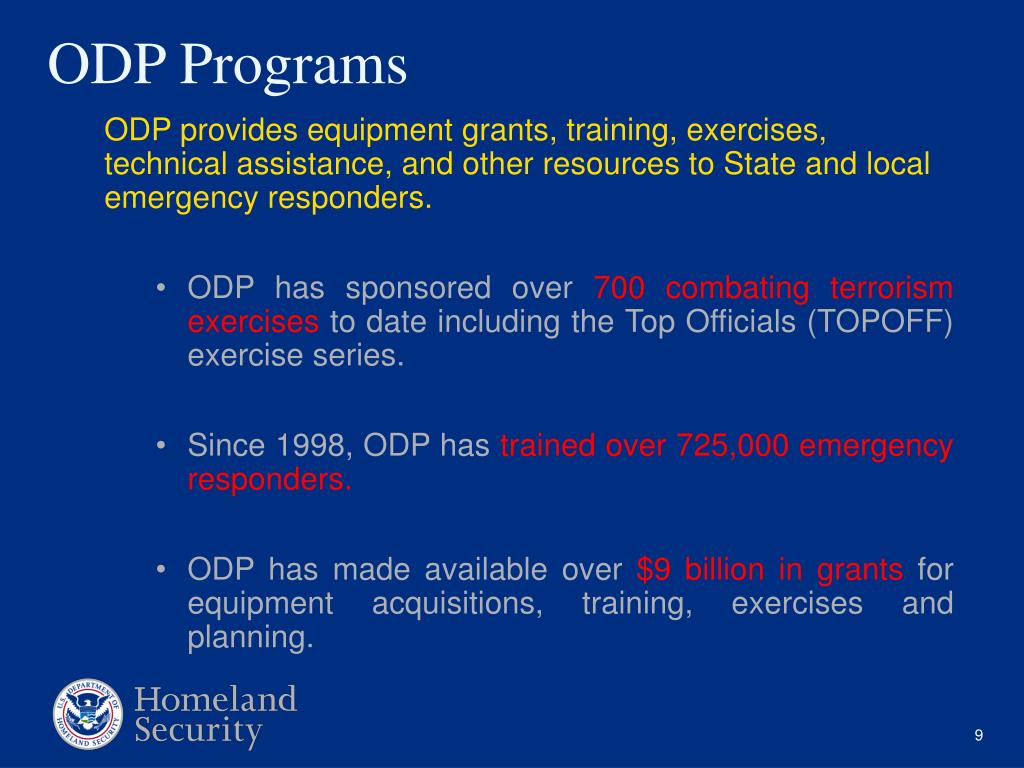 PPT - Office for Domestic Preparedness PowerPoint Presentation, free ...