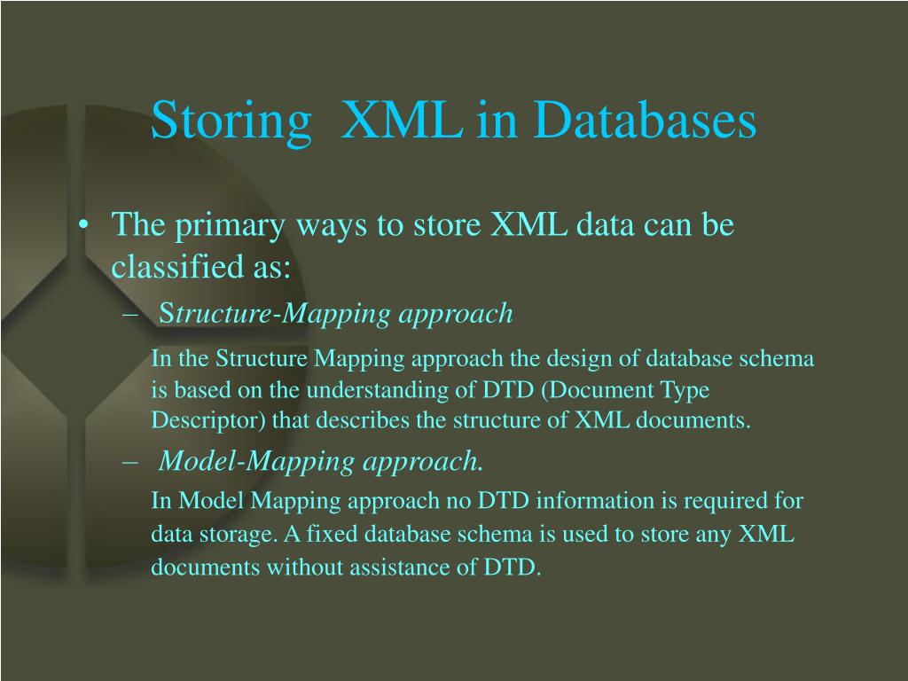 Ppt Storing And Querying Xml Data In Databases Powerpoint Presentation Id1324458
