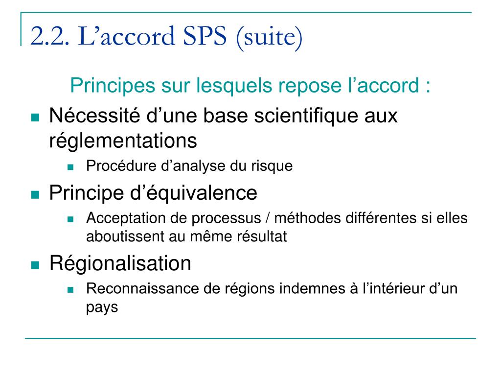 PPT - Barrières réglementaires aux échanges agro-alimentaires ...