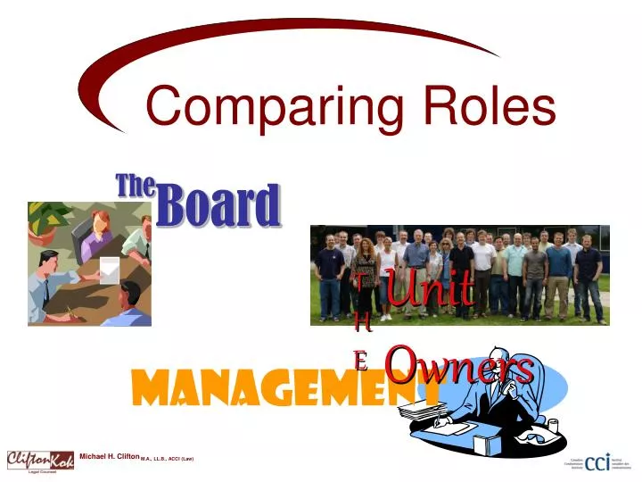 PPT - Comparing Roles PowerPoint Presentation, free download - ID:1328910