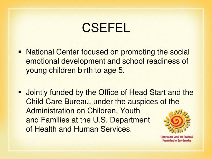 PPT - CSEFEL Pyramid Model for Supporting Social Emotional Competence ...