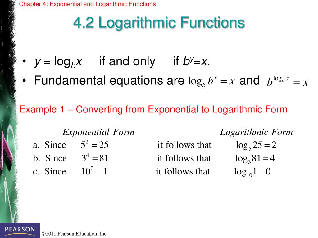 PPT - Chapter 4 Exponential and Logarithmic Functions PowerPoint ... PPT - Chapter 4 Exponential and Logarithmic Functions PowerPoint ...