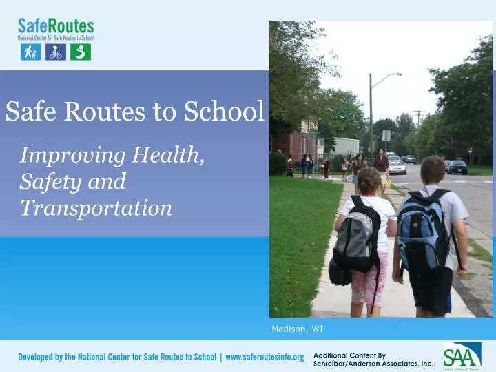PPT - Safe Routes to School PowerPoint Presentation, free download - ID ...