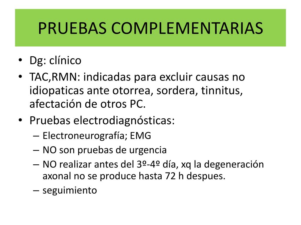 PPT - PARÁLISIS FACIAL PERIFÉRICA PowerPoint Presentation, free ...