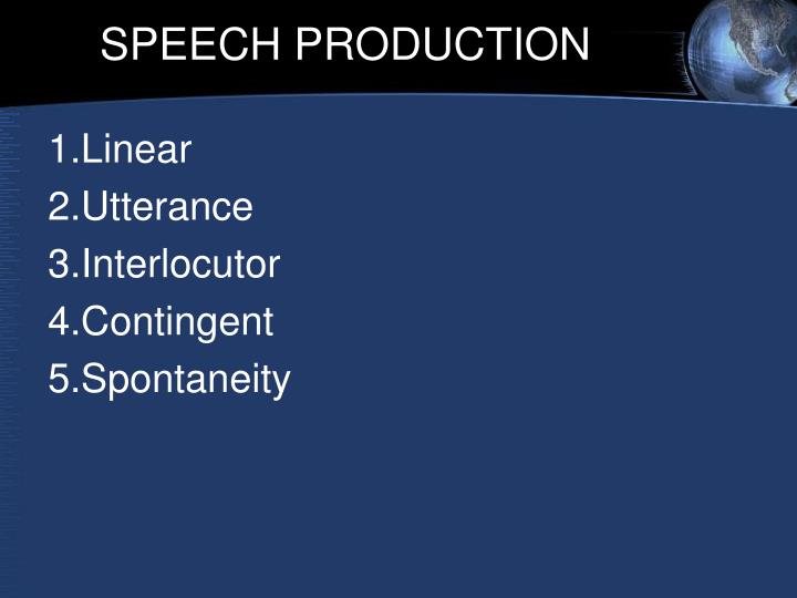 PPT - THE NATURE OF SPEAKING PowerPoint Presentation - ID:134512
