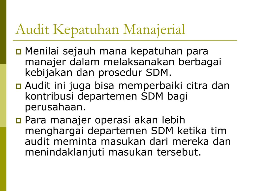 PPT - MSDM – Handout 14 Audit SDM PowerPoint Presentation, free ... PPT - MSDM – Handout 14 Audit SDM PowerPoint Presentation, free ...