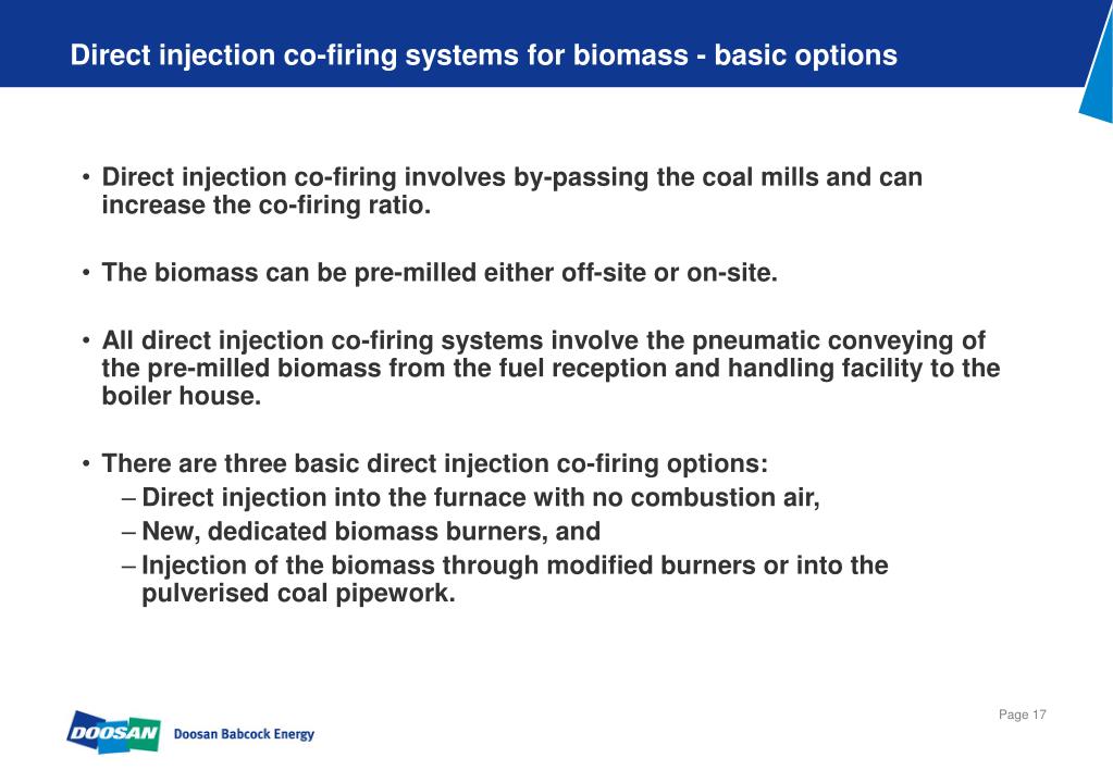 PPT - Advanced biomass co-firing techniques for retrofit and new build ...