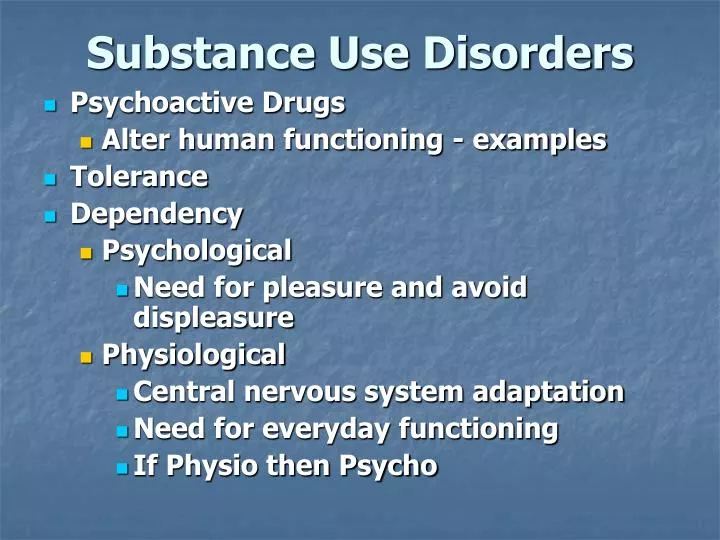 PPT - Substance Use Disorders PowerPoint Presentation, free download ... PPT - Substance Use Disorders PowerPoint Presentation, free download ...