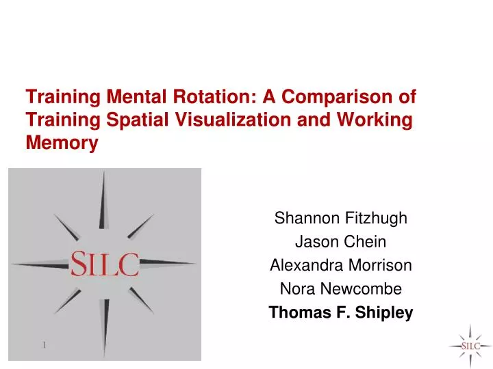 PPT - Training Mental Rotation: A Comparison of Training Spatial ...