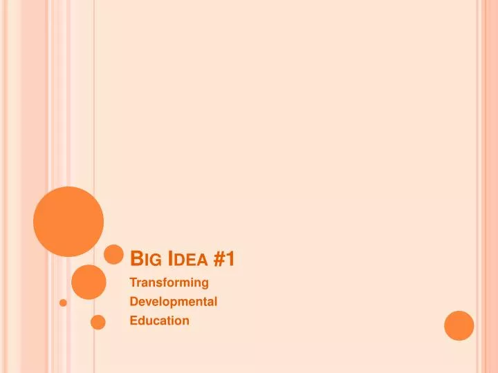 PPT - Big Idea #1 PowerPoint Presentation, free download - ID:1353594