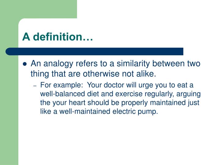 PPT - Analogies PowerPoint Presentation - ID:1353714