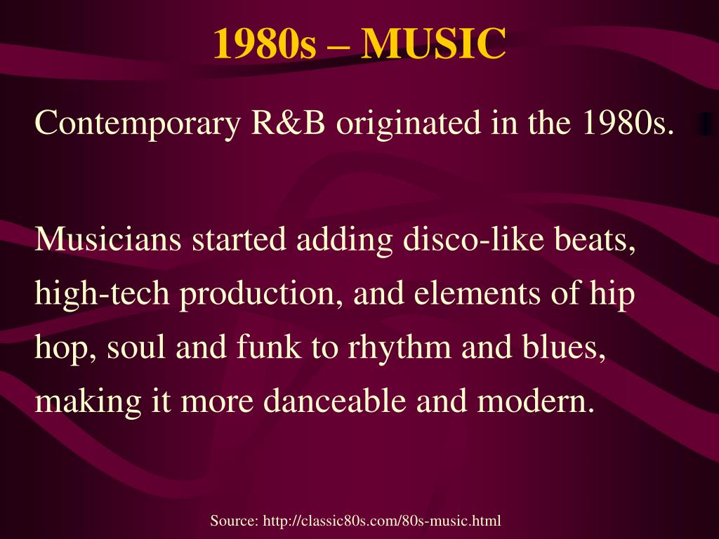 PPT - 20 th Century American Music The 1980s PowerPoint Presentation ...