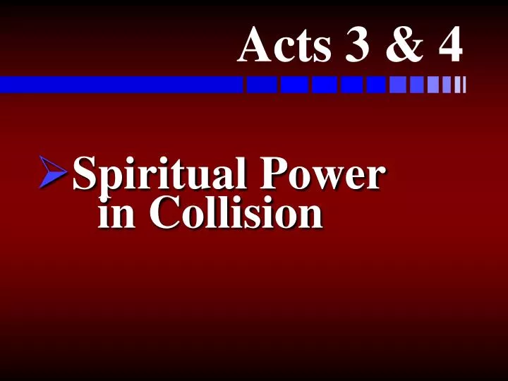 PPT - Acts 3 & 4 PowerPoint Presentation, free download - ID:1354923