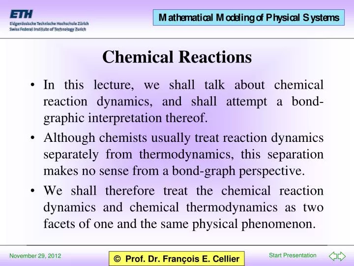 PPT - Chemical Reactions PowerPoint Presentation, free download - ID ...