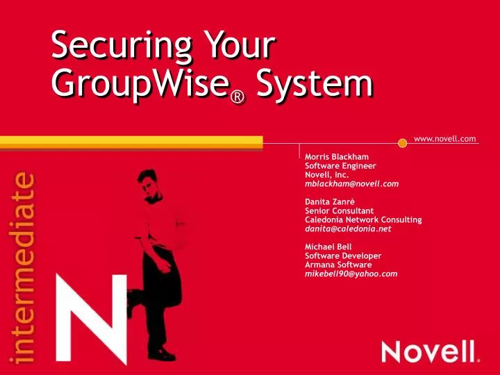 PPT - Securing Your GroupWise ® System PowerPoint Presentation, free ...