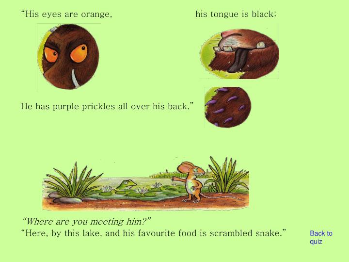 PPT - THE GRUFFALO PowerPoint Presentation - ID:1357316