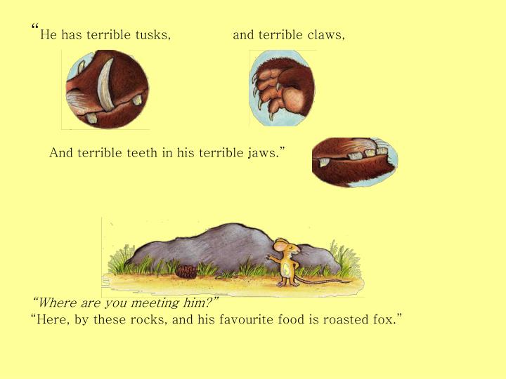 PPT - THE GRUFFALO PowerPoint Presentation - ID:1357316
