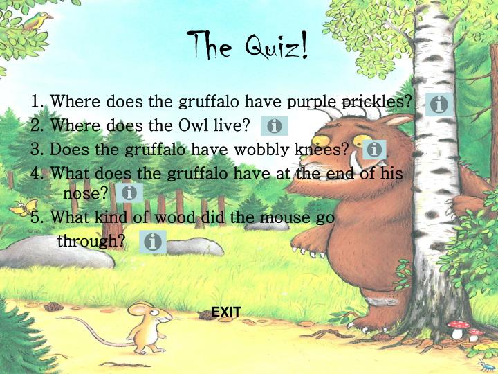 PPT - THE GRUFFALO PowerPoint Presentation - ID:1357316
